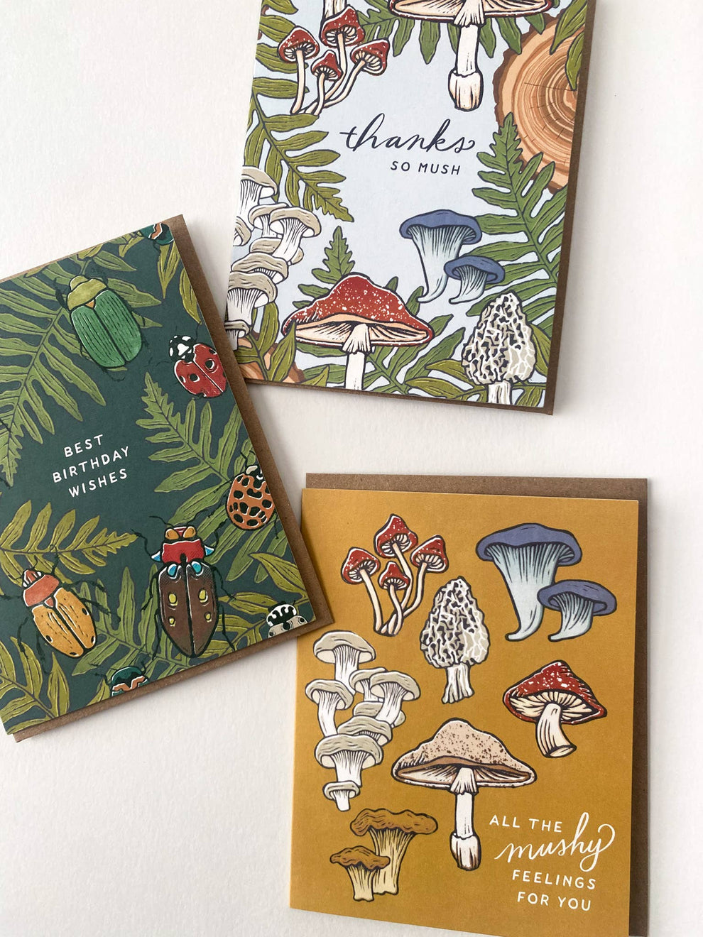 All the Mushy Feelings for You - Mushroom Love Card – Enchanted Farms ...