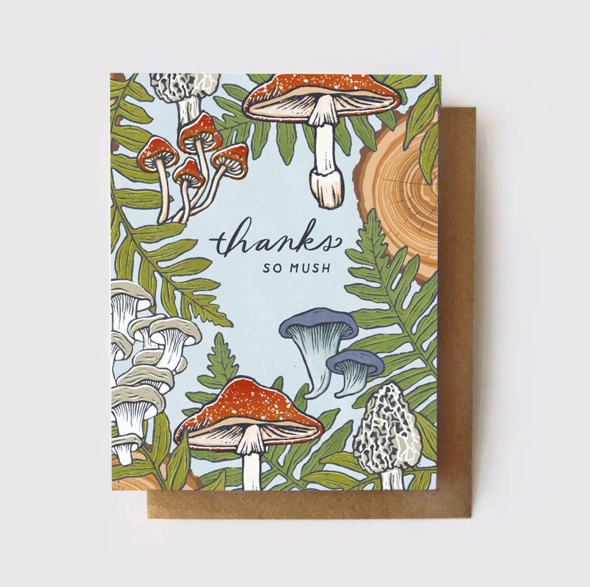 Thanks so Mush - Mushroom Thank You Card – Enchanted Farms Mushrooms